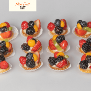 Fruit Tart (mini size) (dozen) – Bonjour French Bakery Miami – Kendall ...