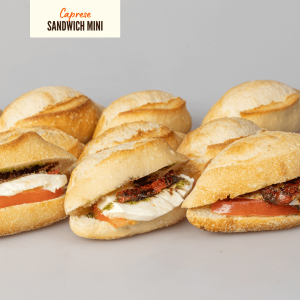 Caprese Sandwich (mini size) (dozen) – Bonjour French Bakery Miami ...