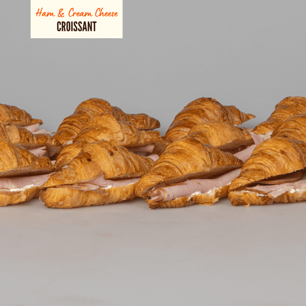 Ham & Cream Cheese Croissant (mini size) (dozen) – Bonjour French ...